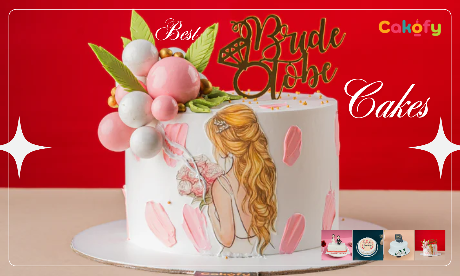 Best Bride to Be Cakes Under ₹1500 from Cakofy – Delicious, Stylish an