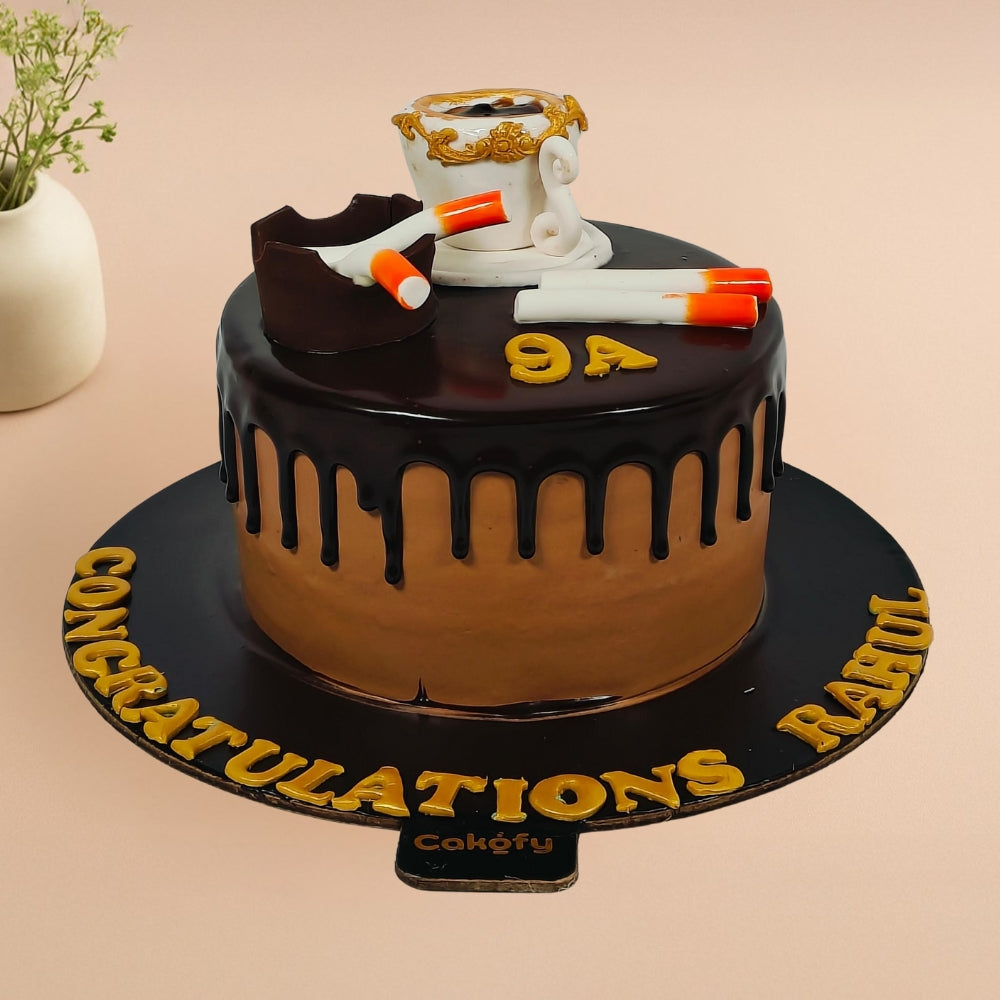 Chai Cigarette Theme Cake - Gurgaon & Delhi NCR | Cakofy