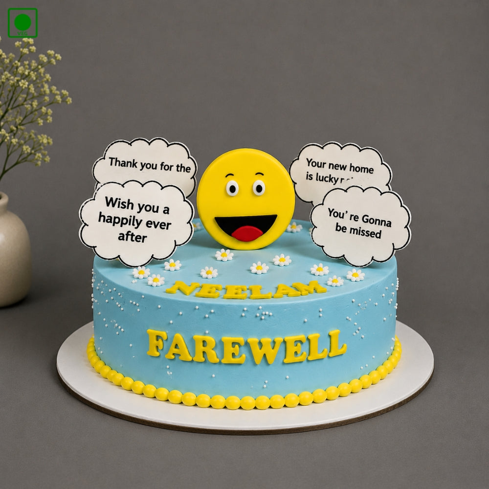 Farewell Customised Cake - Gurgaon & Delhi NCR | Cakofy