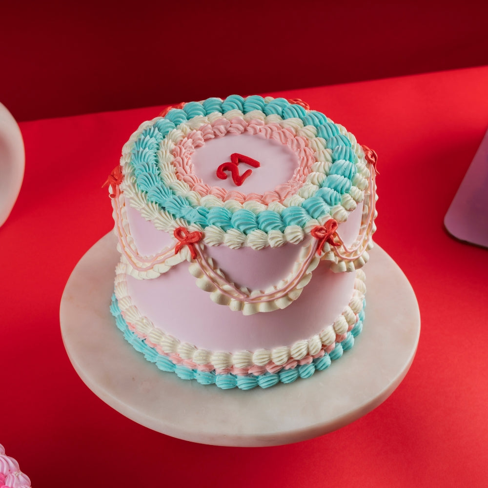 Pink Vintage Cake Gurgaon & Delhi NCR | Cakofy