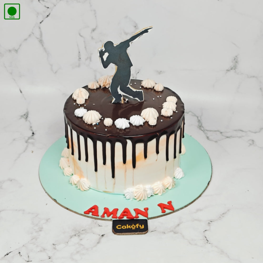Rockstar Chocolate Drip Cake - Gurgaon & Delhi NCR | Cakofy