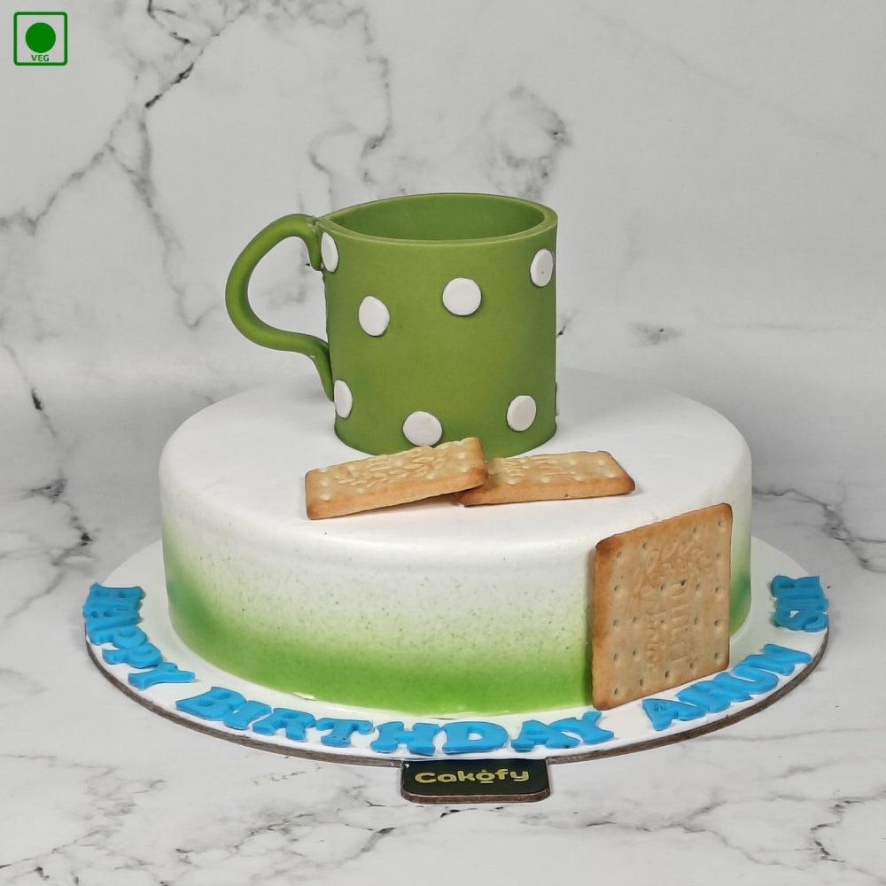 Tea & Biscuits Cake - Gurgaon & Delhi NCR | Cakofy